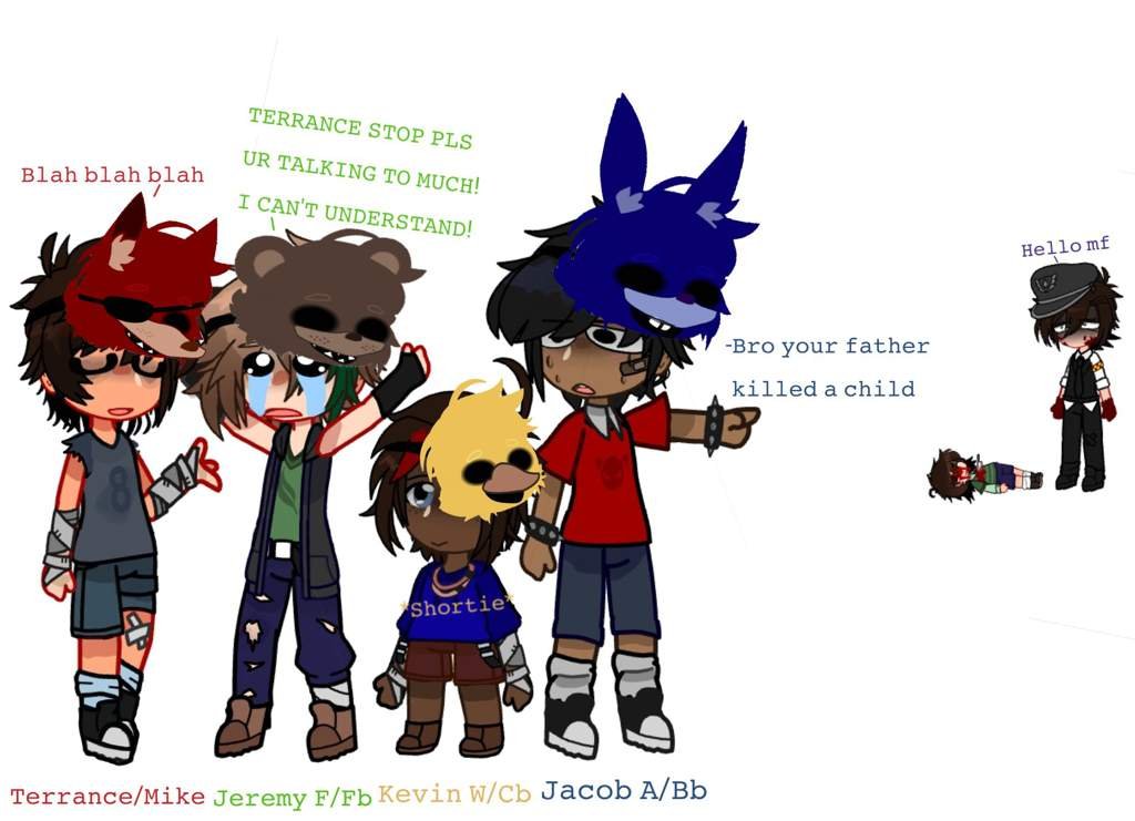Fnaf 4 Bullys Fnaf Gacha Amino Amino