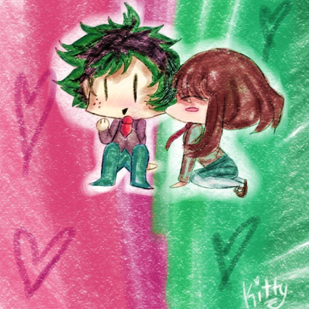 Deku X Ochako Valentines Day Special Drawing My Hero Academia Amino 