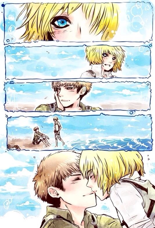 Jearmin Jean X Armin Aot Fanart Anime Amino