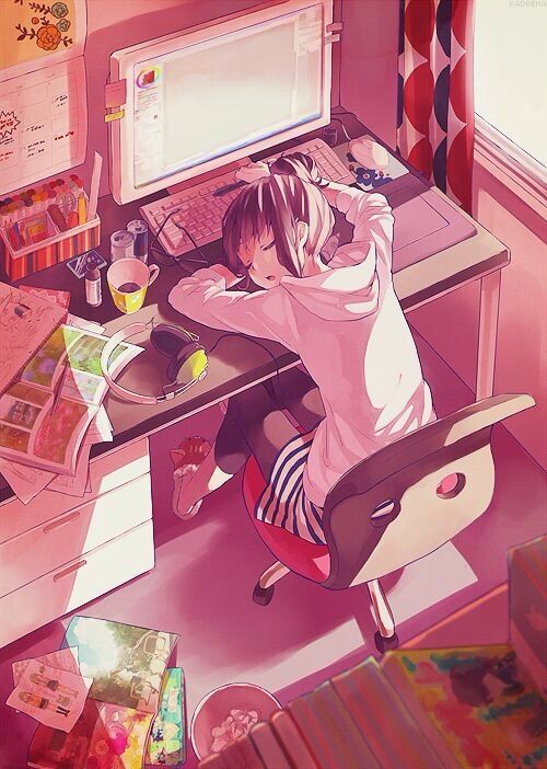 Anime Characters Sitting At Desks Anime Amino