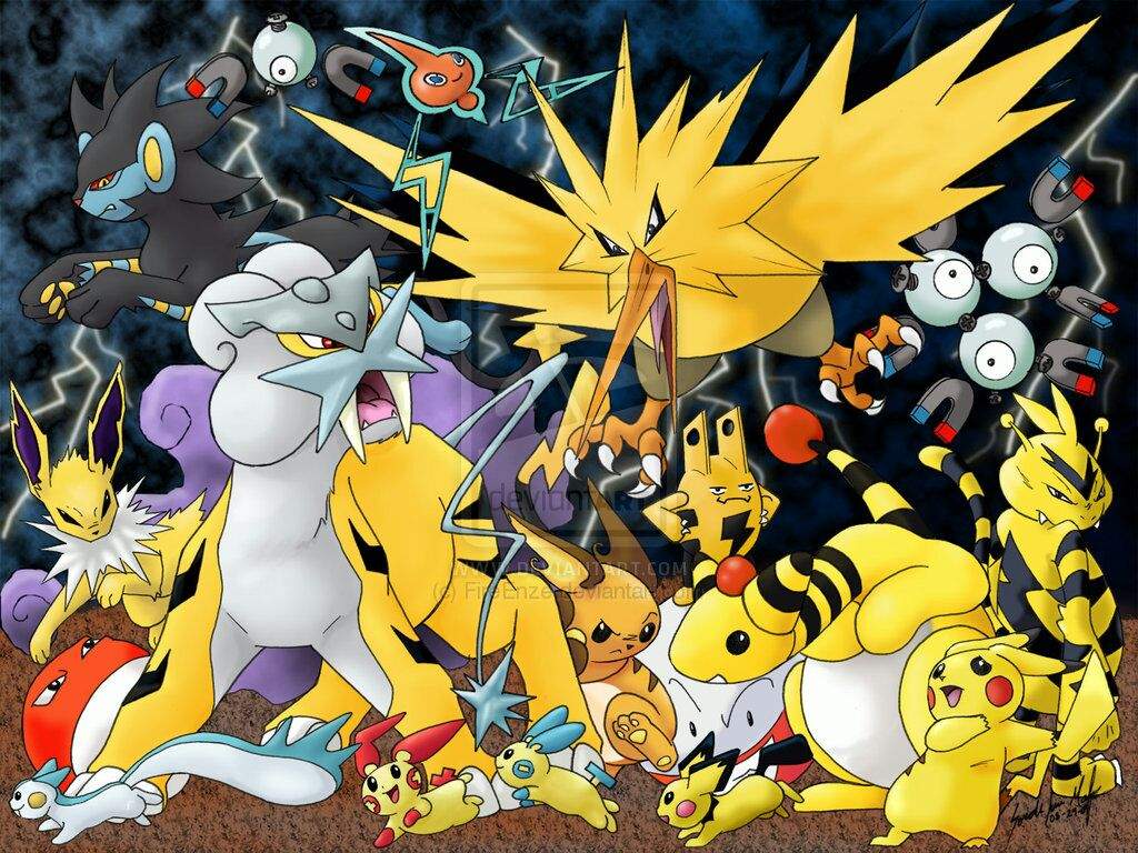 Typings Of Pokemon 4 Electric Pokémon Amino