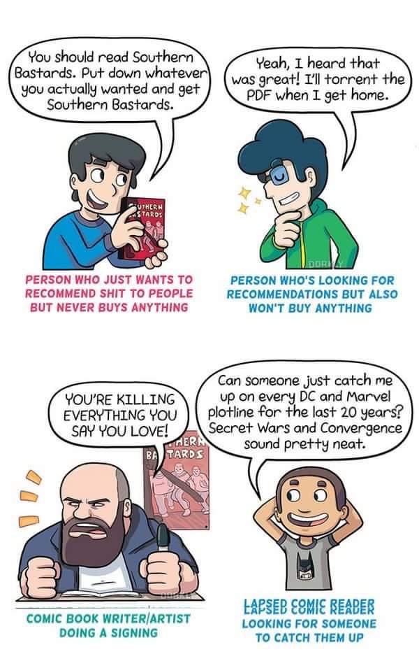 13 Types Of Comic Book Buyers Comics Amino