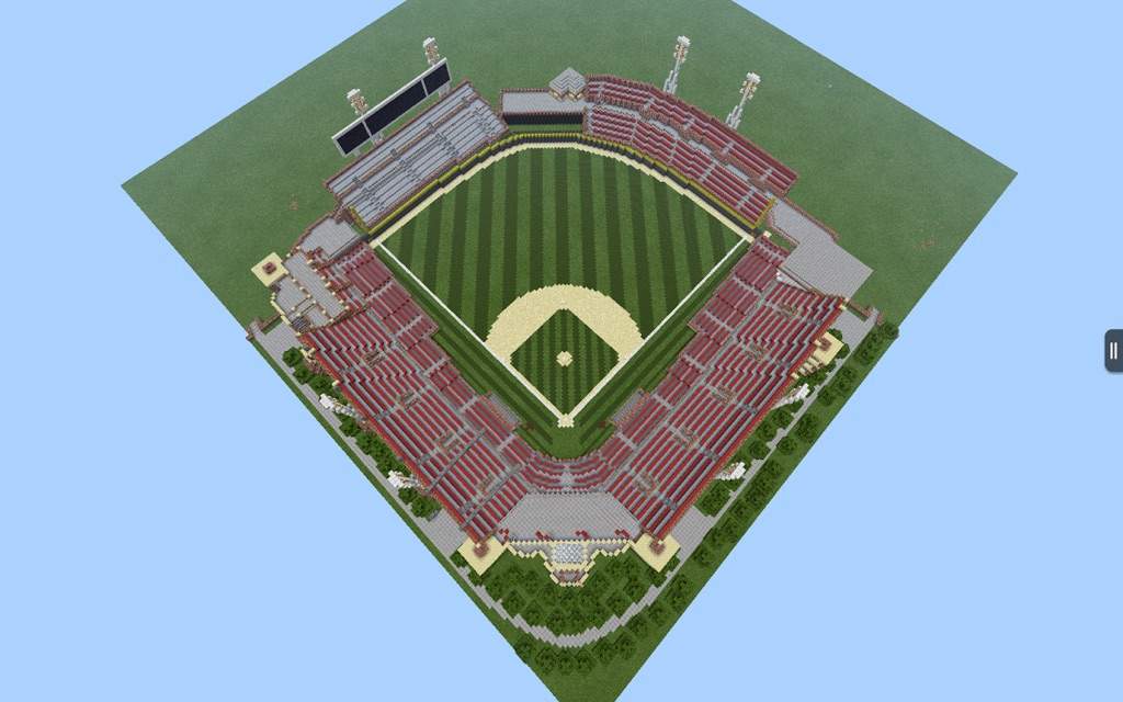 Baseball Stadium MCPE stadiumchallenge Minecraft Amino