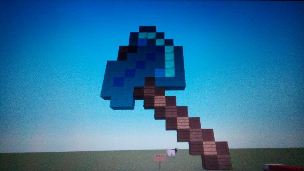 Diamond Axe Pixel Minecraft Amino