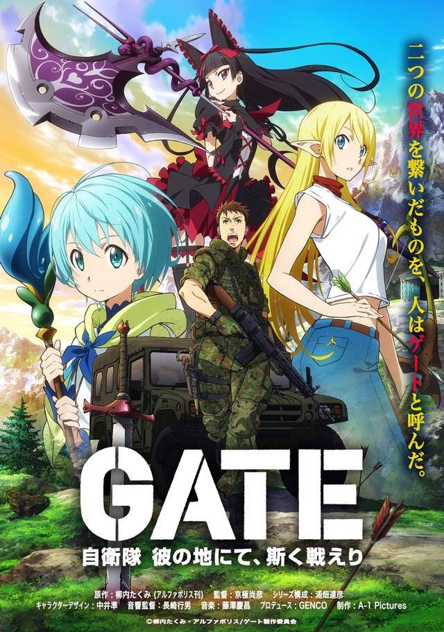 Gate Jietai Kanochi Nite Kaku Tatakaer Wiki Anime Amino