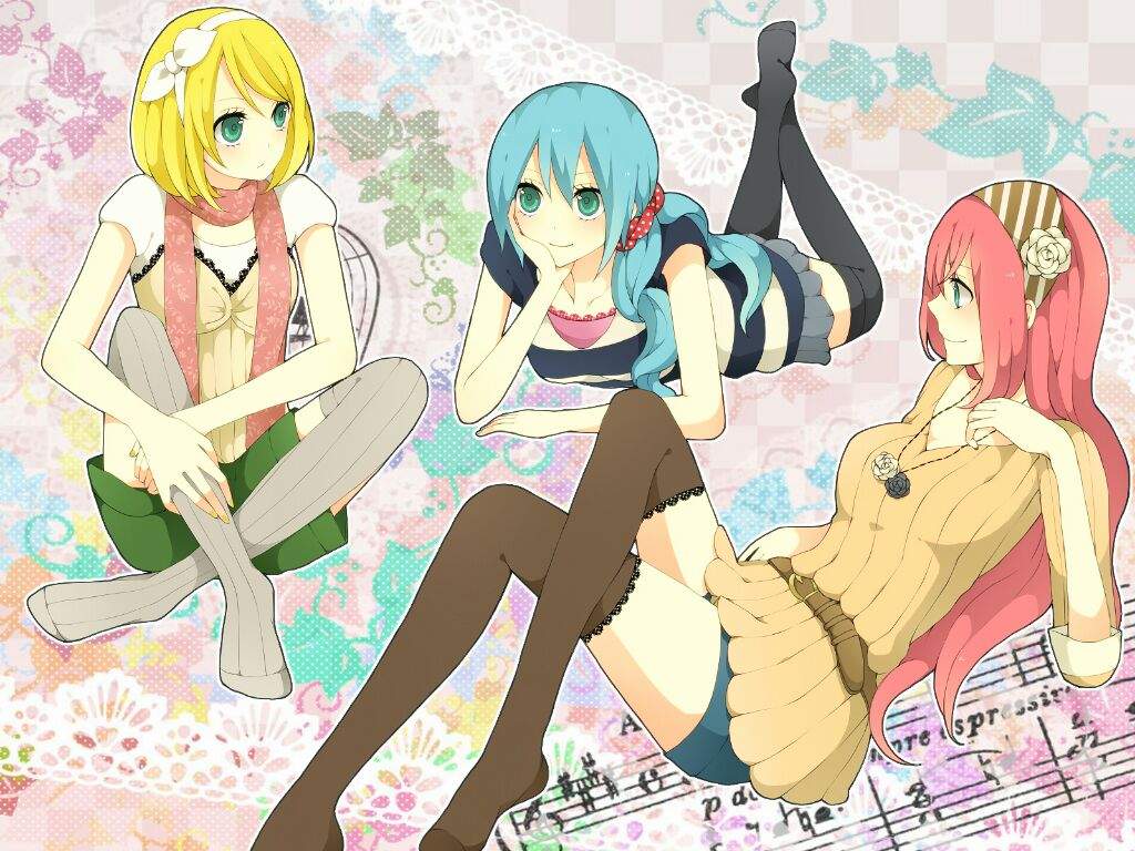 Miku Luka Rin Wiki Anime Amino