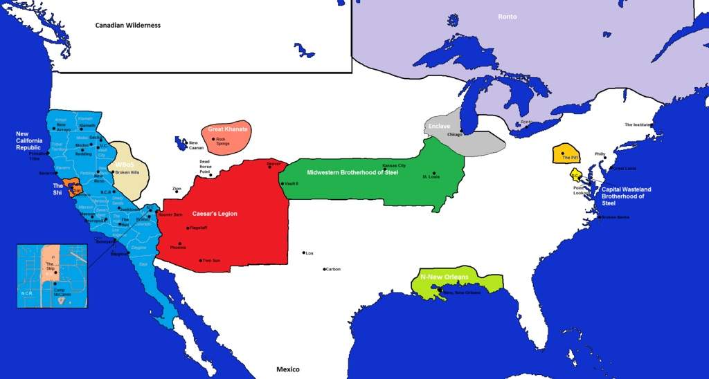 New California Republic Overview History Fallout Amino