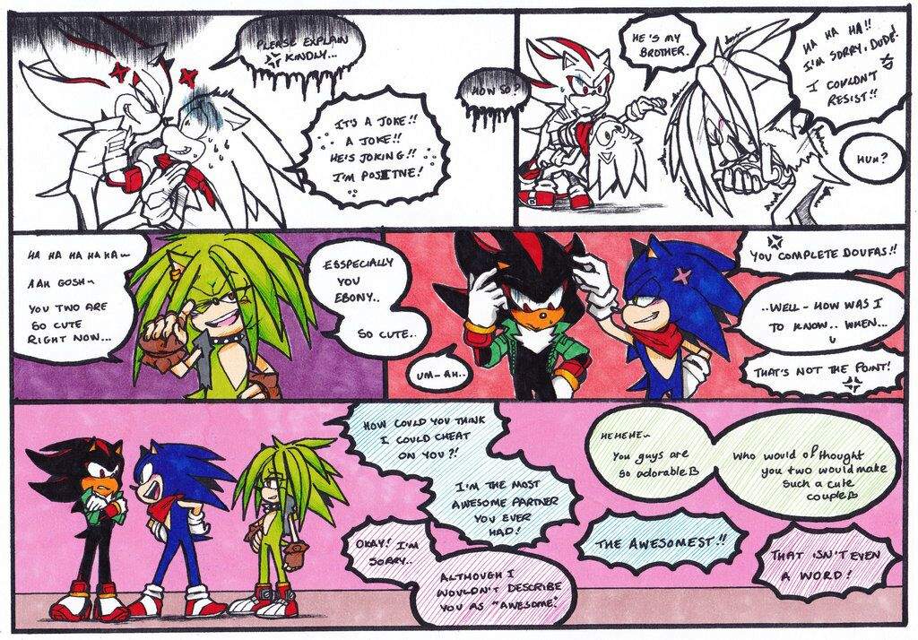 Sonadowmanourge Comic Sonic The Hedgehog Amino
