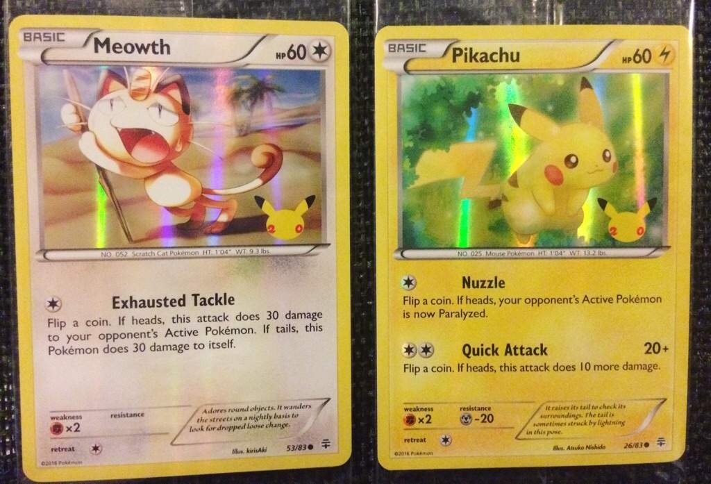 Pokemon 20th Anniversary Promo Cards Pok mon Amino