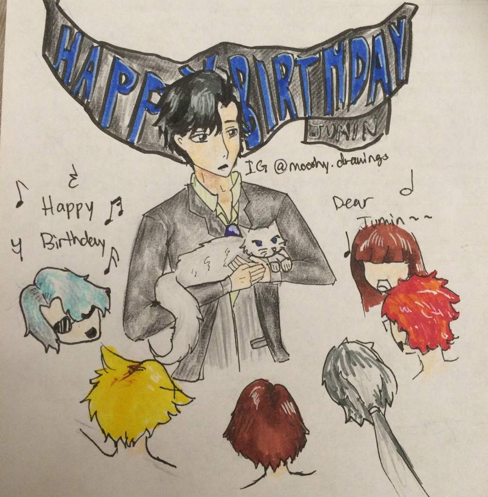 Sketches Of Rfa Mystic Messenger Amino