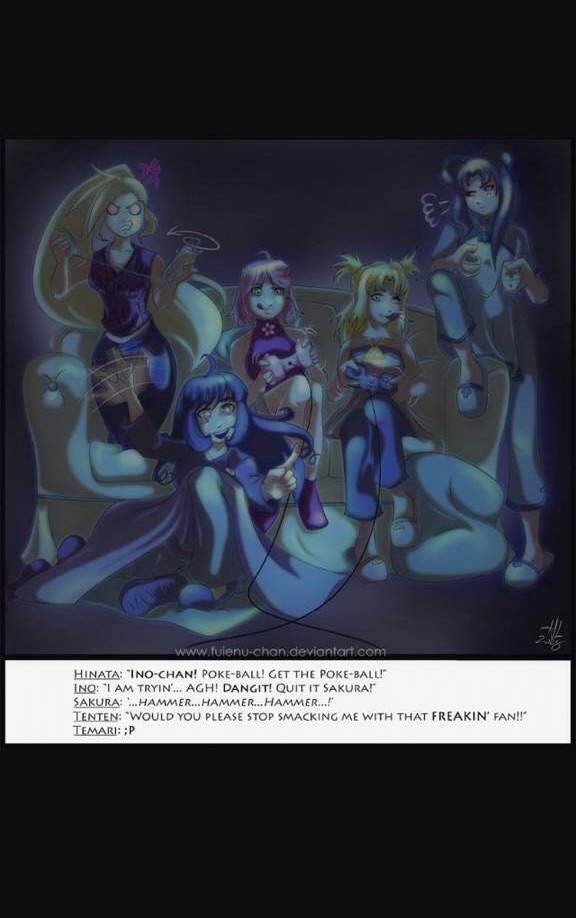 Naruto Girls Slumber Party Anime Amino