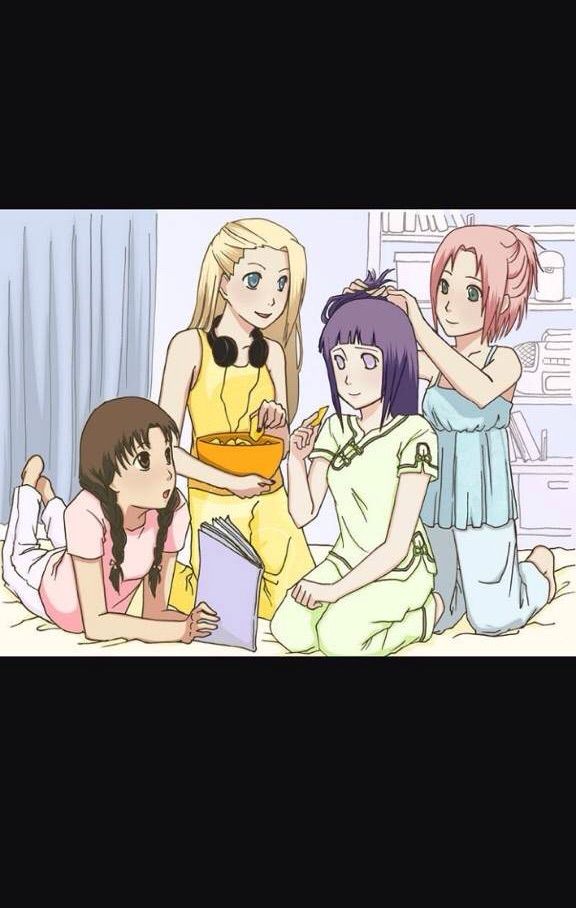 Naruto Girls Slumber Party Anime Amino