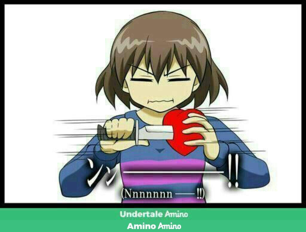 I Have A Knife Undertale Amino
