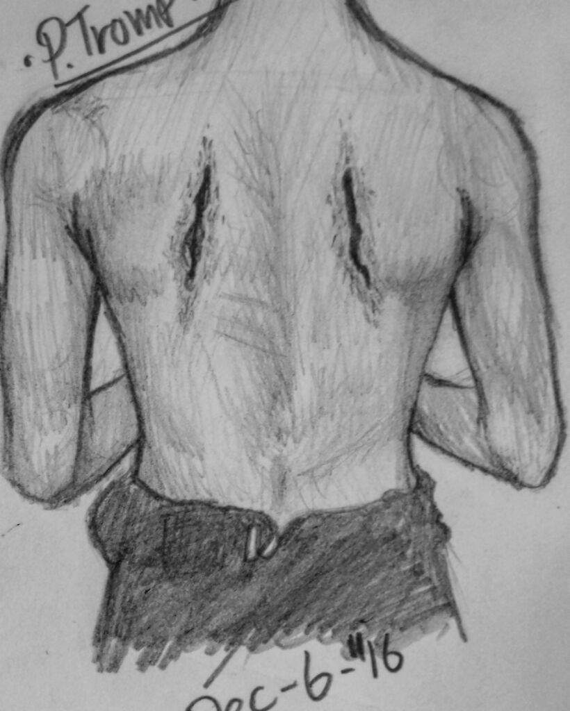 ∆taehyungs Back Fanart∆ K Pop Amino