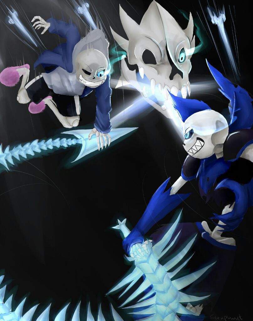 Sans Vs Reaper Sans Undertale Amino
