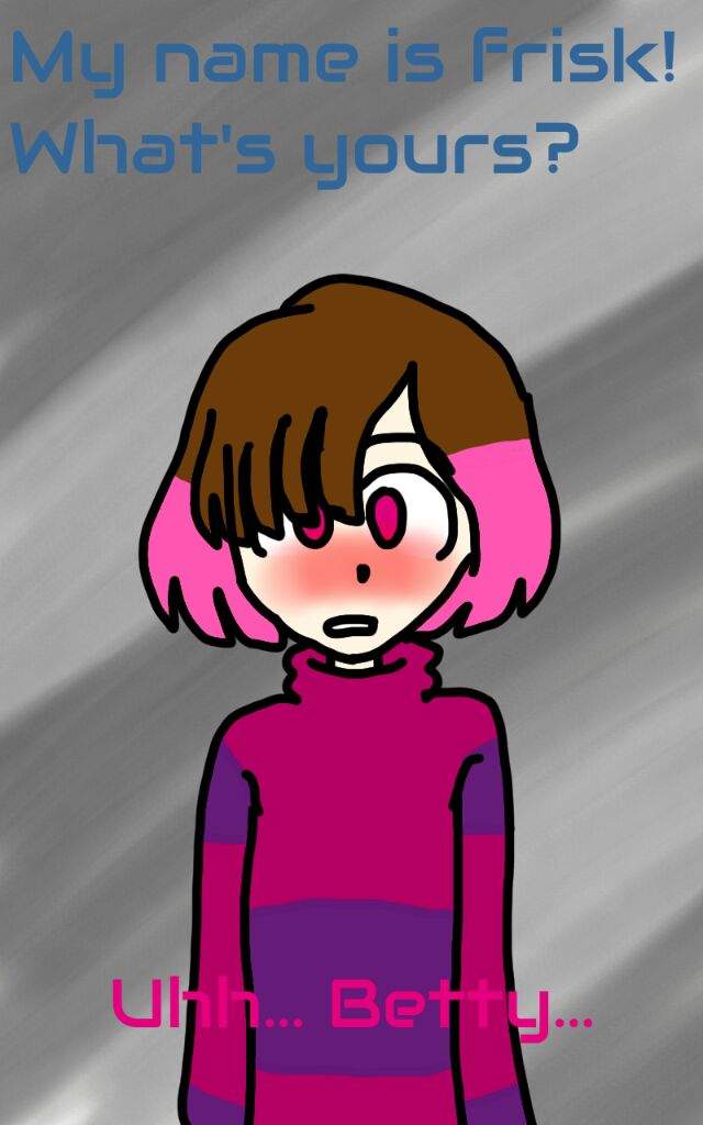Glitchtale Fancomic Betty X Frisk Part 1 Undertale Amino