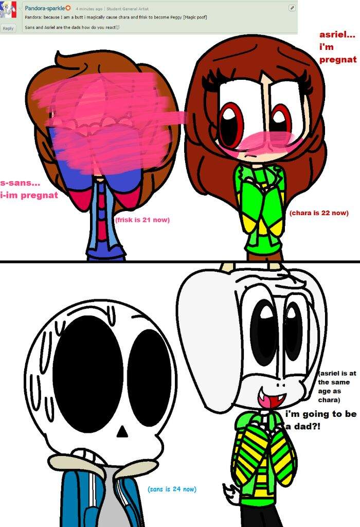 Sans X Frisk Pregnant