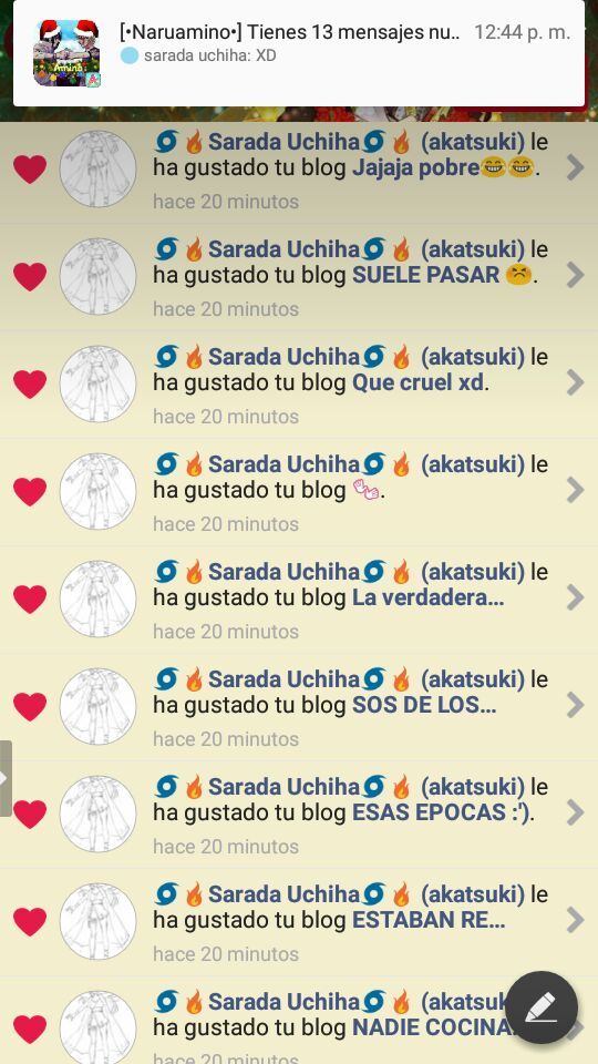 Una Lluvia De Corazones De Sarada Chico •naruamino• Amino