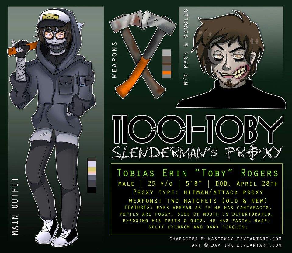 Curiosidades De Ticci Toby Creepypastas Amino Amino