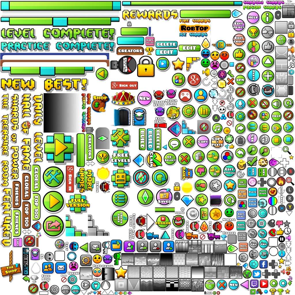 GD Texture Pack Geometry Dash Amino