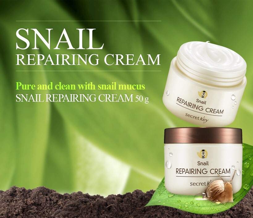 {Review} Secret Key - Snail Repairing Cream 🐌 | Korean Beauty Amino