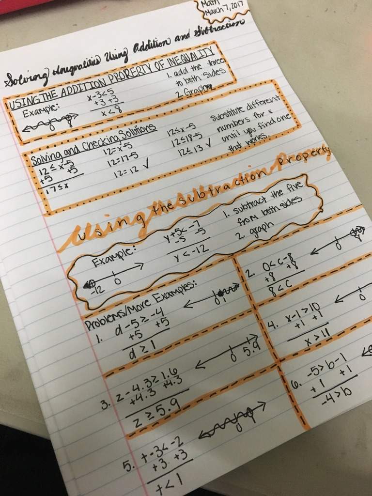 Math Notes School Amino