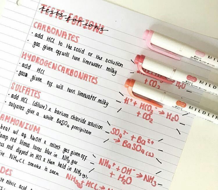 Pretty Notes Studying Amino Amino