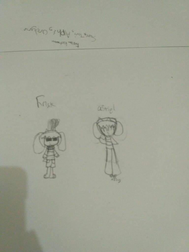 Frisk And Asriel Swapped Roles Undertale Amino