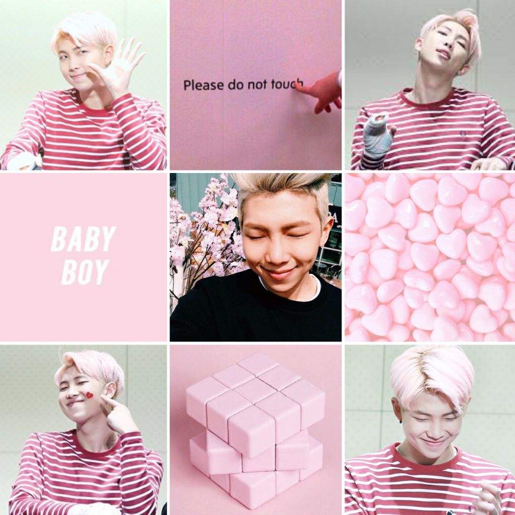 Pretty In Pink Rap Monster K Pop Amino