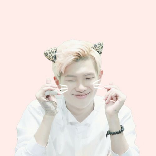 Pretty In Pink Rap Monster K Pop Amino