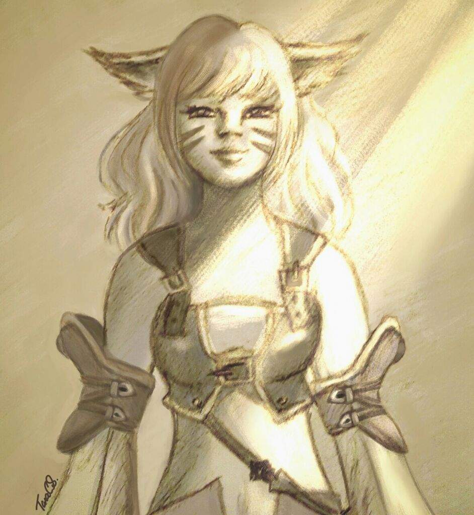 FFXIV Miqo te Female sketch Video Games Amino FFXIV Miqo te Female sketch Video Games Amino