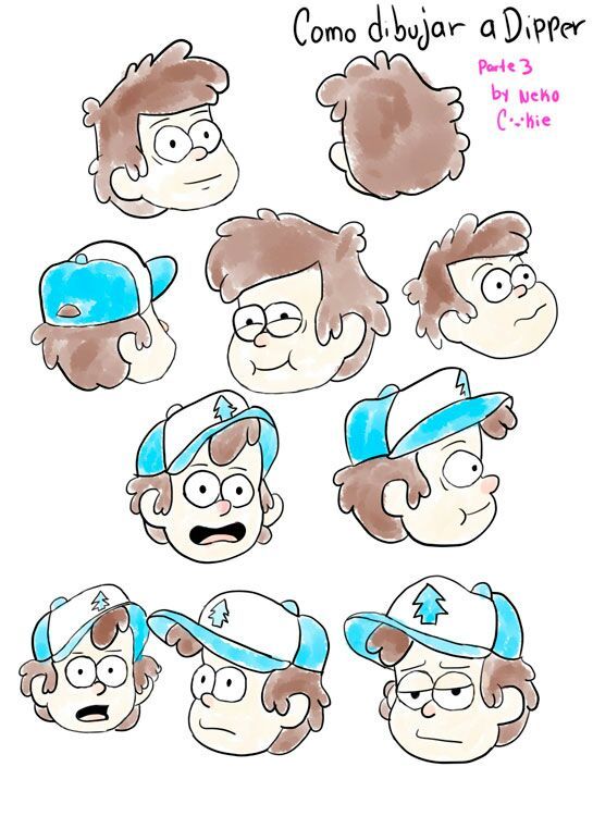 Cómo Dibujar A Dipper Gravity Falls Amino •español• Amino