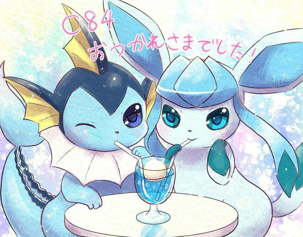Glaceon X Vaporeon Wiki •pokémon• En Español Amino
