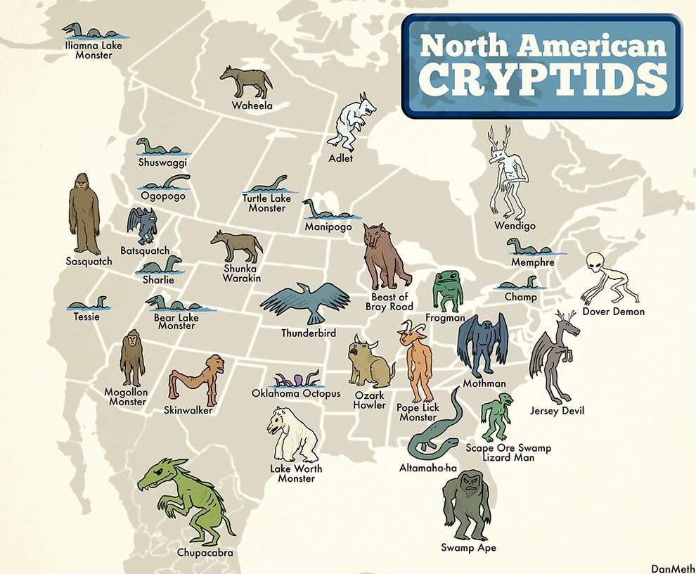 Cryptids of North America | Paranormal Amino