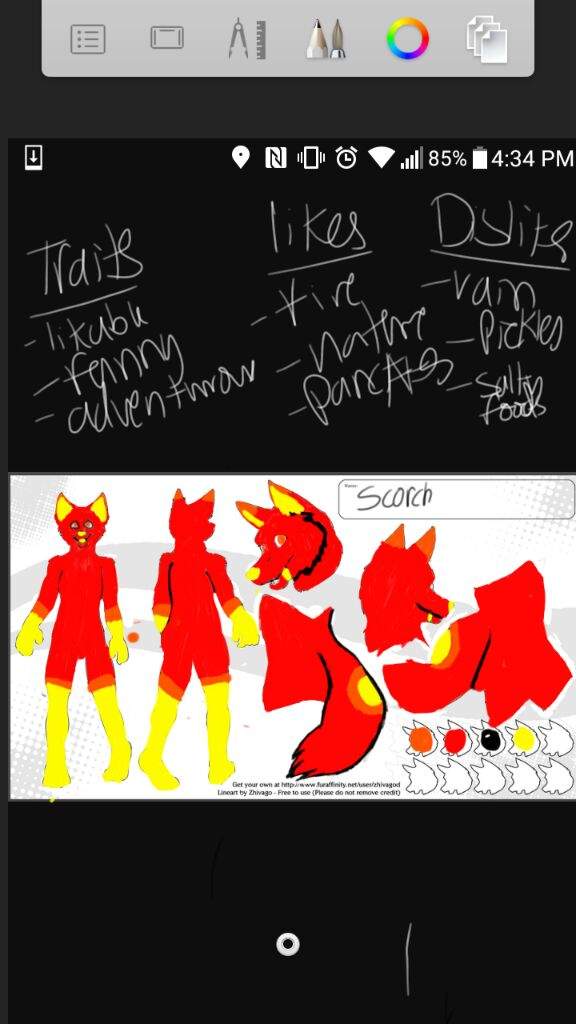 How To Make A Fursona The Free Line Art Method Furry Amino