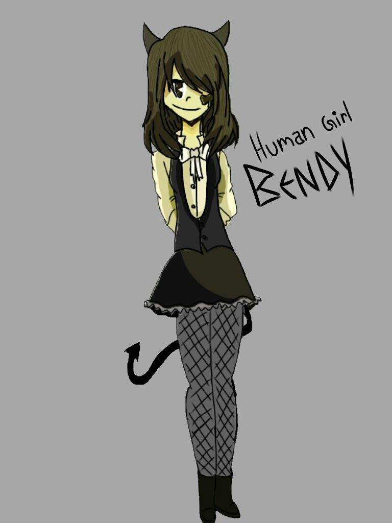 Re Draw Of Human Girl Bendy Bendy And The Ink Machine Amino