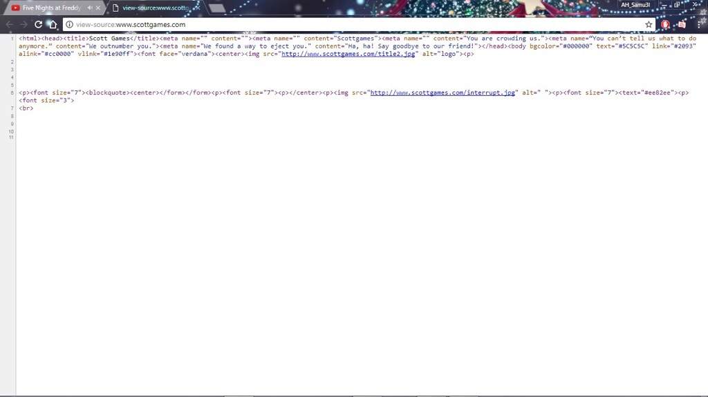 scott cawthon at it again with hidden messages in the soruce code of ... scott cawthon at it again with hidden messages in the soruce code of ...