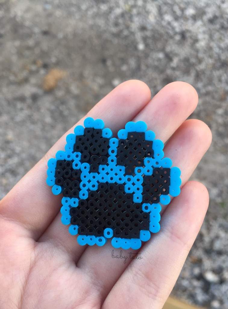 Paw Print Perler Pixel Art Ubicaciondepersonas cdmx gob mx