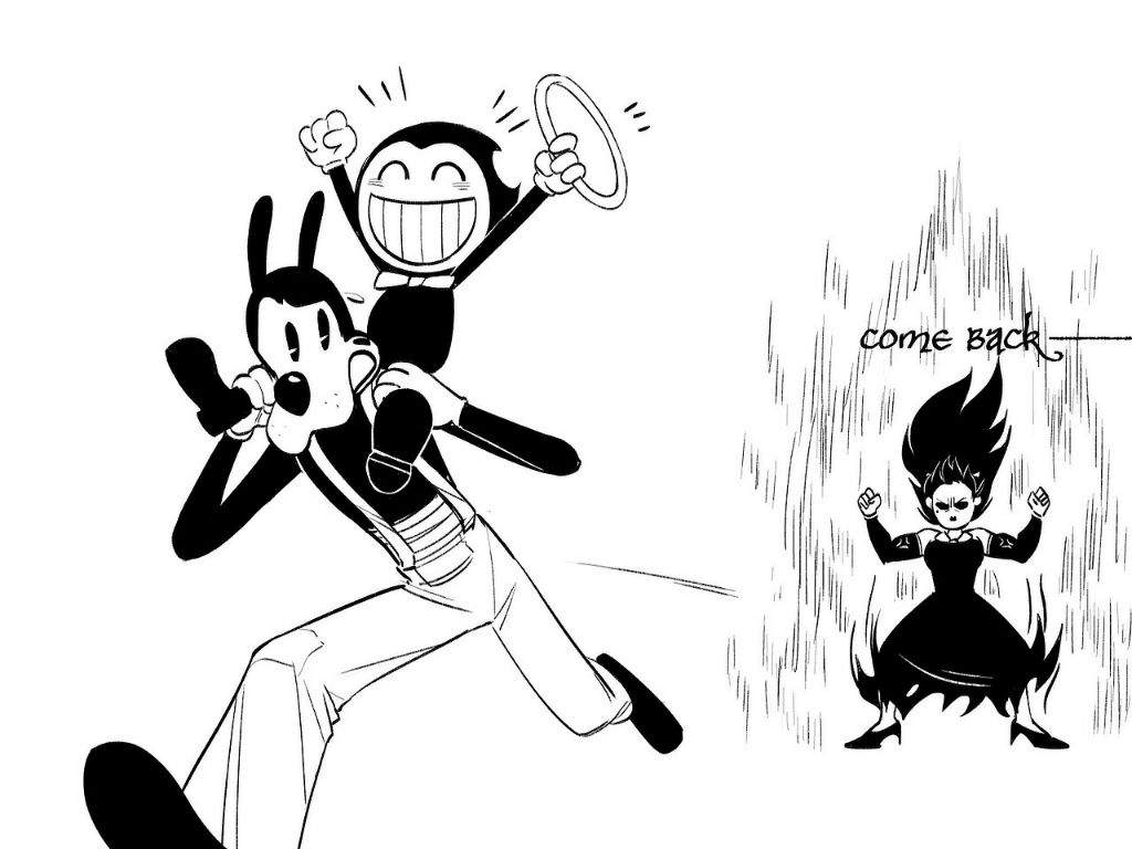 I Stole Alices Halo Hahahahaha Bendy And The Ink Machine Amino