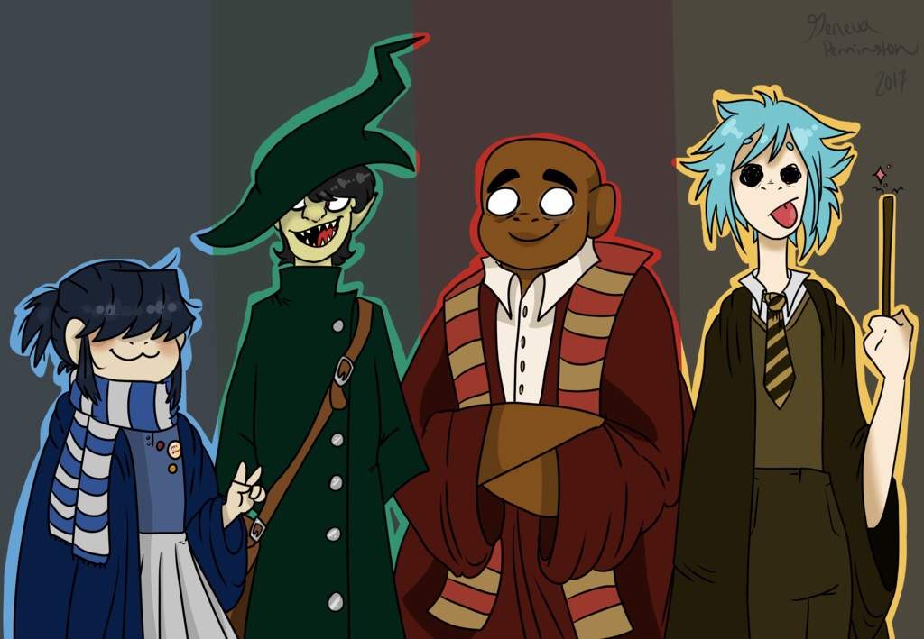 Heres A Little Harry Potter An Gorillaz Crossover I Did Gorillaz Amino