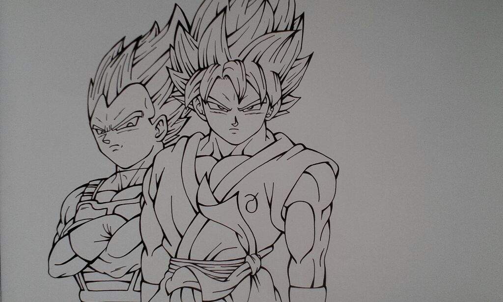 Goku Y Vegeta Ssj Blue •arte Amino• Amino