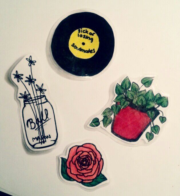 How To Make Stickers With Tape And Parchment Paper