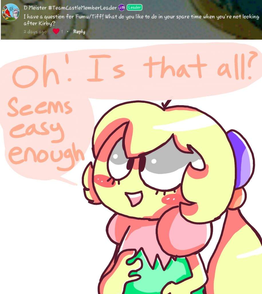 Ask Tifffumu 1 Kirby Right Back At Ya Amino Amino