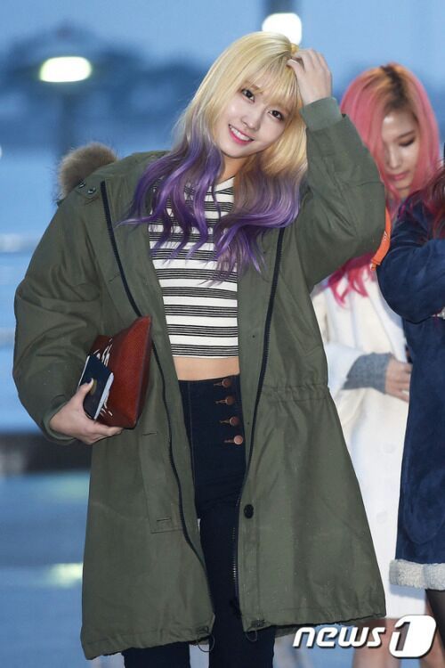 Best Kpop Female Idols That Rocked Purple Hair K Pop Amino