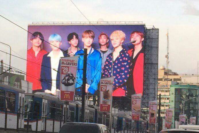 BTS Billboards in Manila | ARMY's Amino