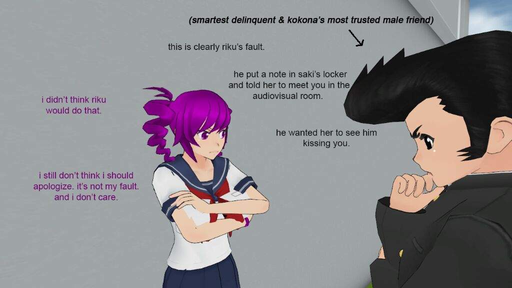 kokona x saki pose thingie bc im trash for them | Yandere Simulator Amino kokona x saki pose thingie bc im trash for them | Yandere Simulator Amino