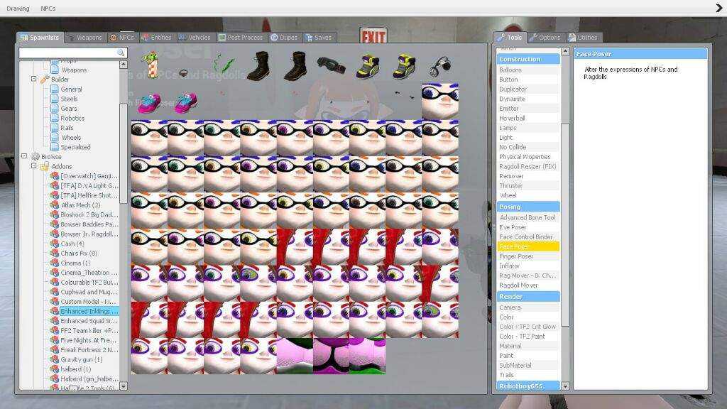 Garry's Mod Tutorial - Eye, Finger and Face Posing | Splatoon Amino