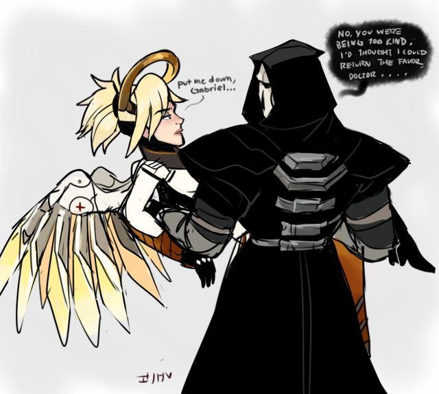 Mercy X Reaper Wiki Overwatch Amino