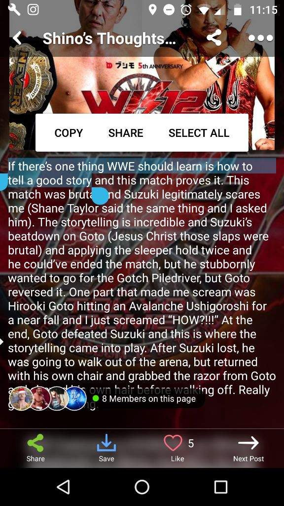 Shinos Thoughts And Reactions Wrestle Kingdom 12 Wrestling Amino