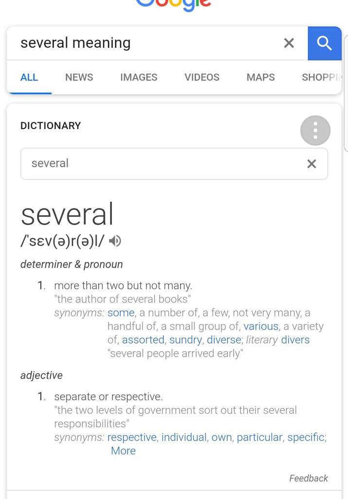  Several Times Definition What Does Several Mean 2019 01 27
